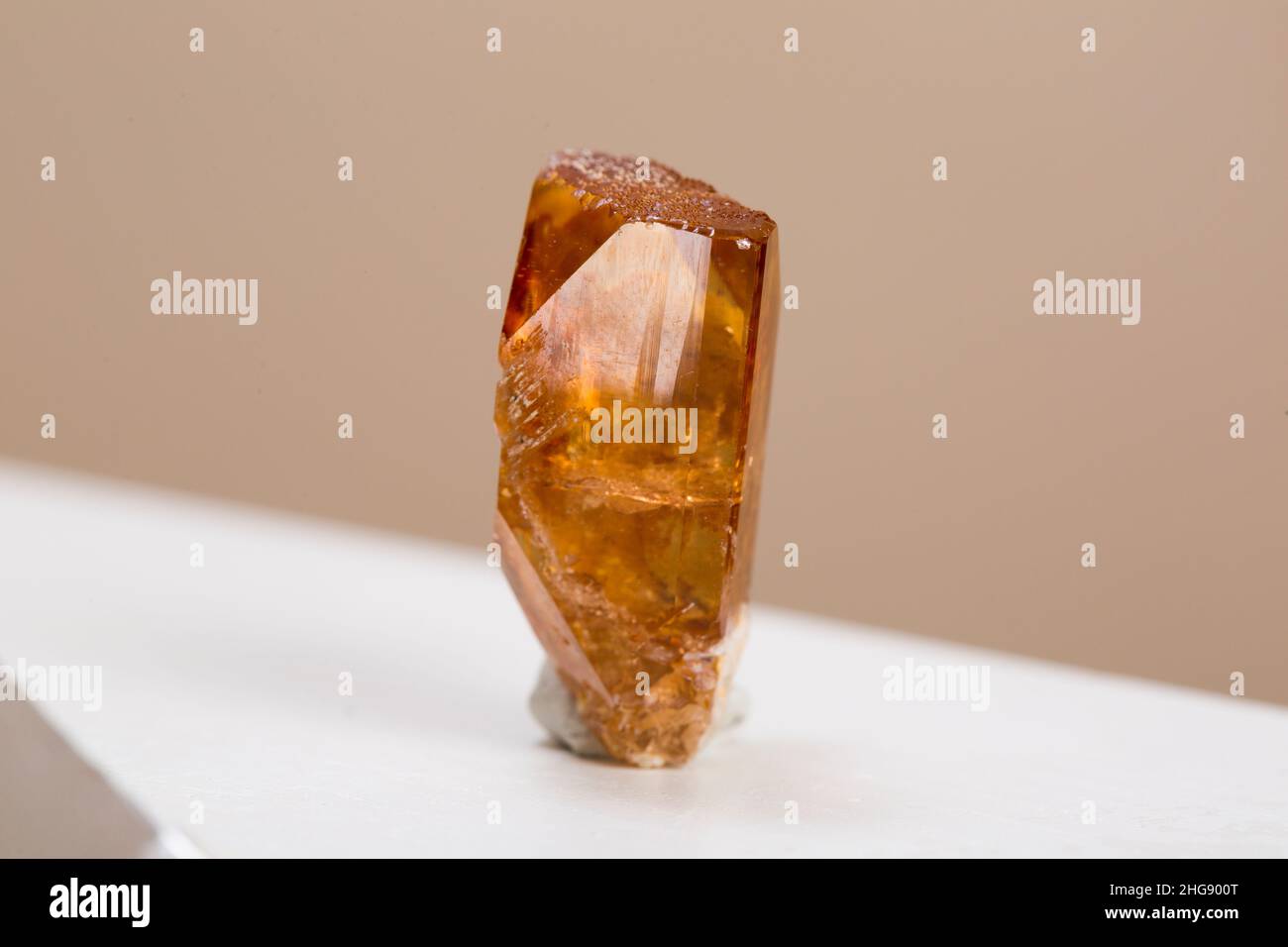 topaz, mineral specimen stone rock geology gem crystal Stock Photo - Alamy