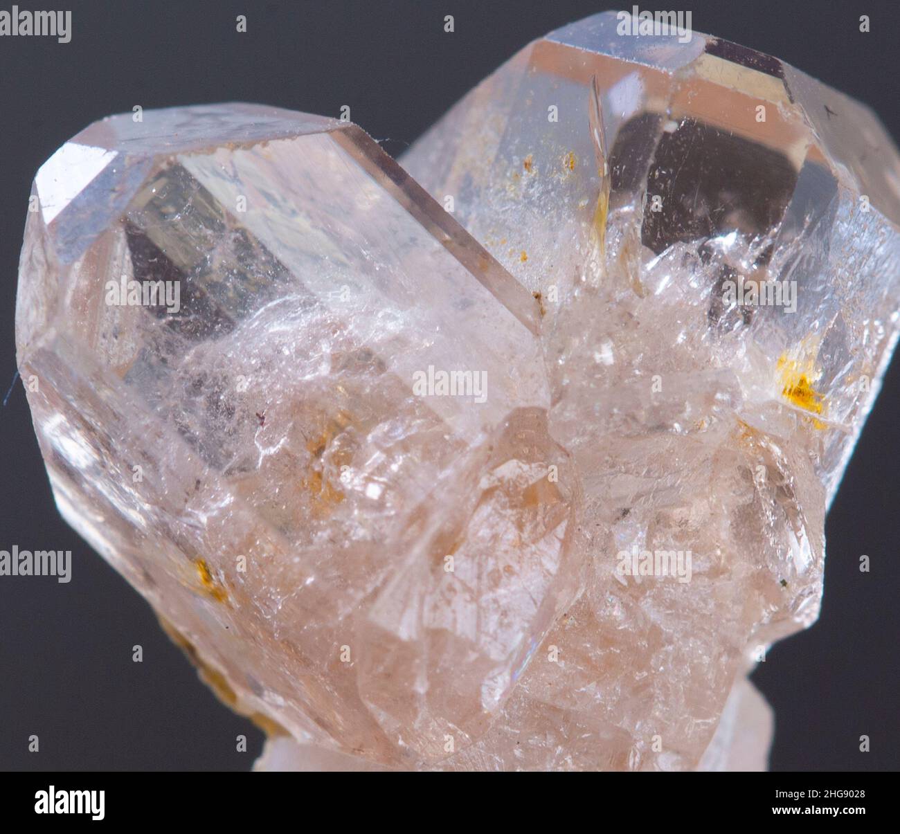 topaz, mineral specimen stone rock geology gem crystal Stock Photo - Alamy