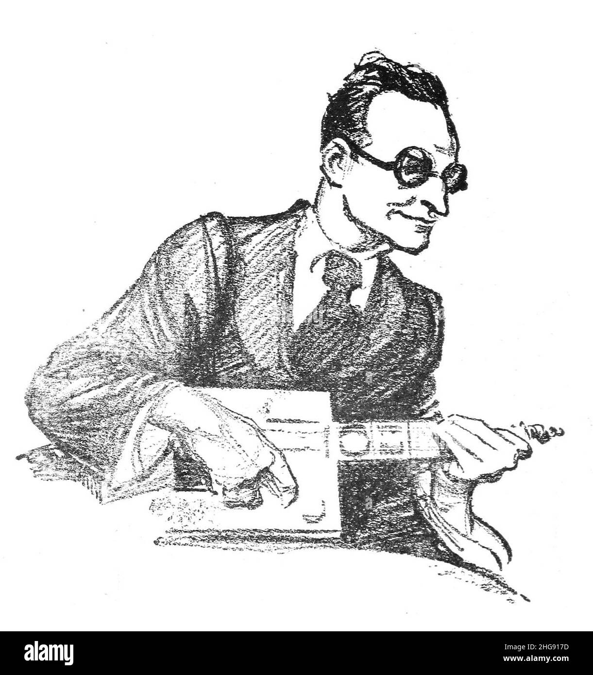 Sketch of Bobby Edwards Stock Photo - Alamy