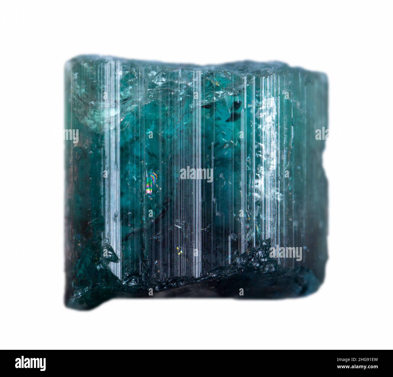 tourmaline mineral specimen stone rock geology gem crystal Stock Photo ...