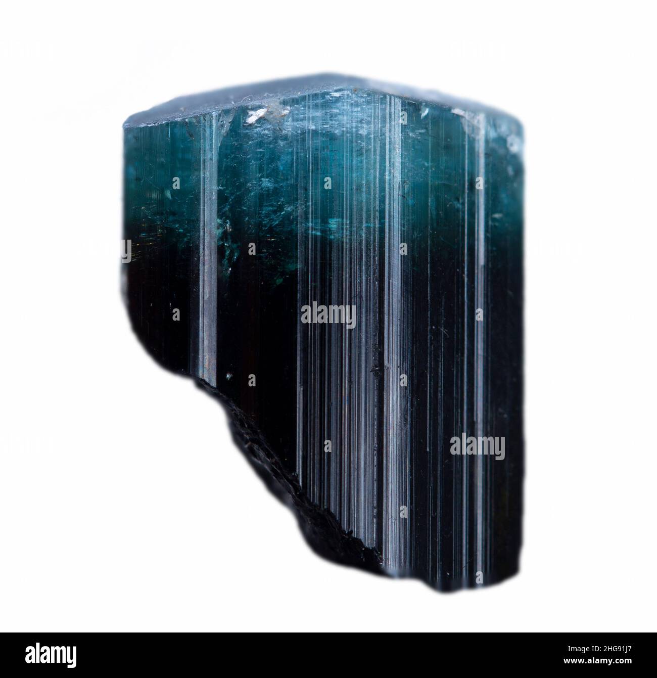 tourmaline mineral specimen stone rock geology gem crystal Stock Photo ...