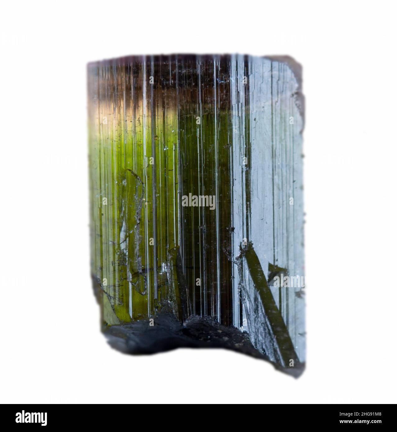 tourmaline mineral specimen stone rock geology gem crystal Stock Photo ...