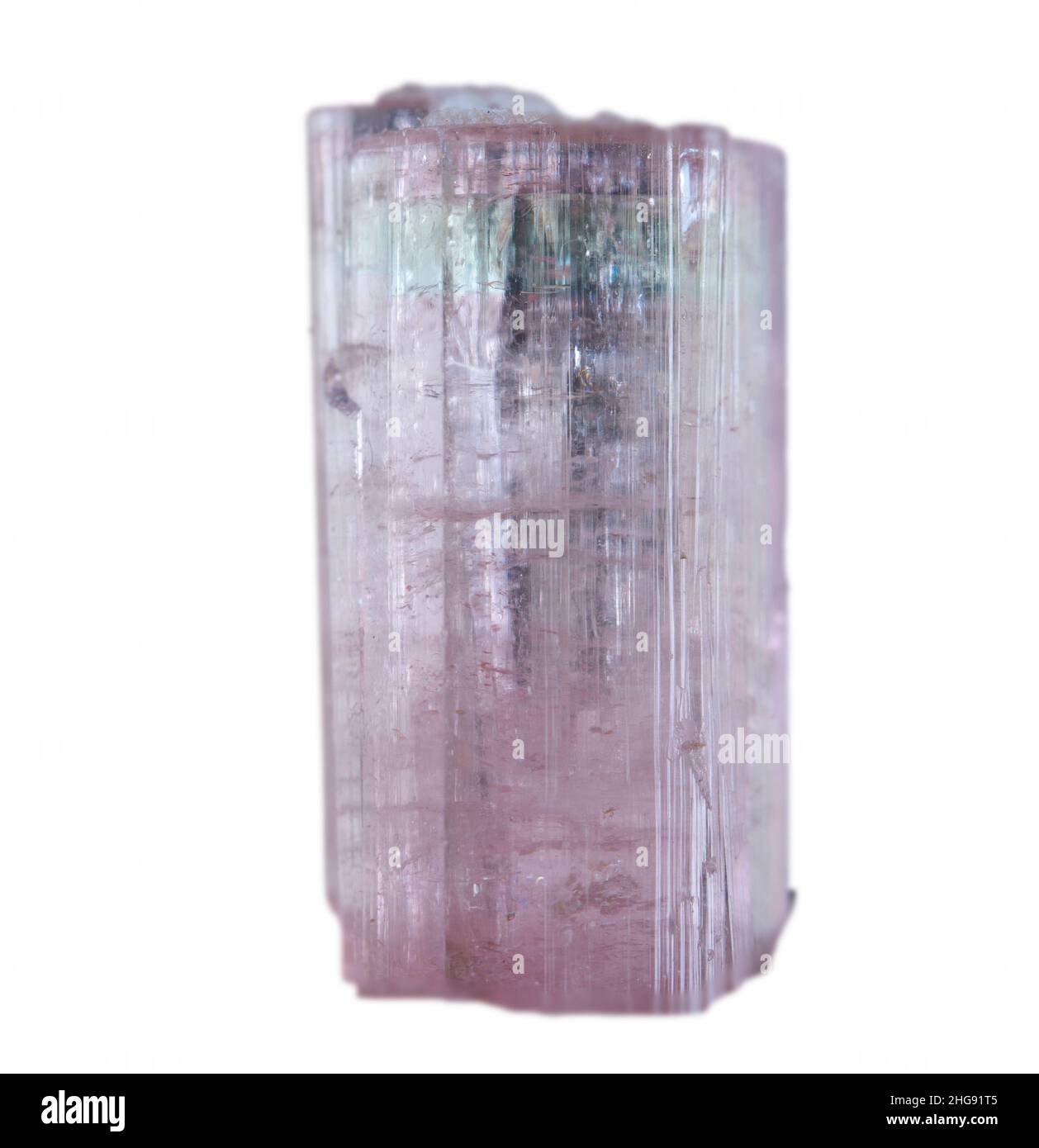 tourmaline mineral specimen stone rock geology gem crystal Stock Photo ...