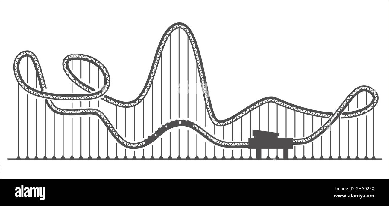 Roller Coaster Track Simple