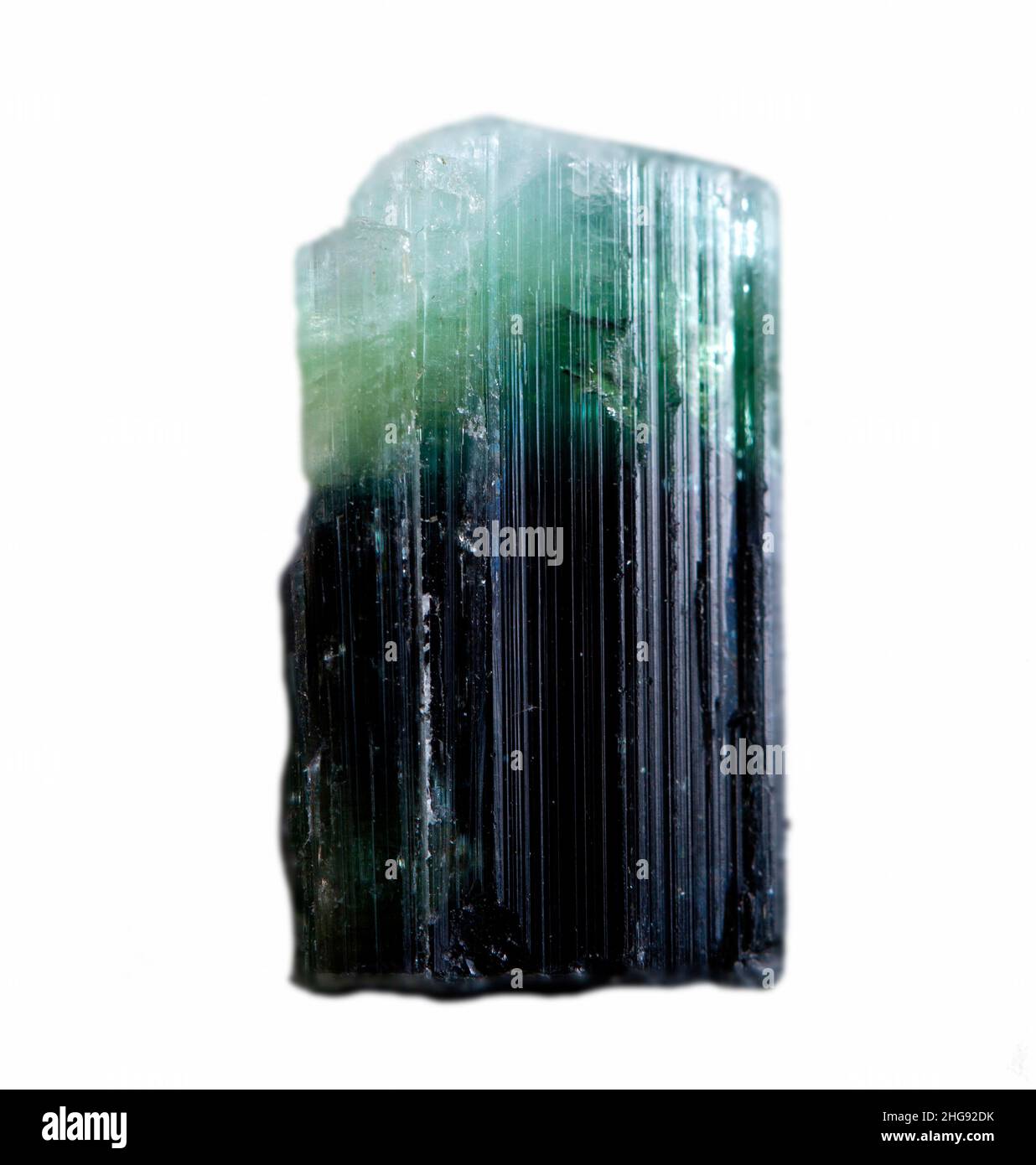 tourmaline mineral specimen stone rock geology gem crystal Stock Photo ...