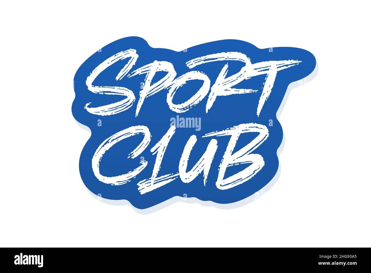Sport Club vector lettering Stock Vector Image & Art - Alamy