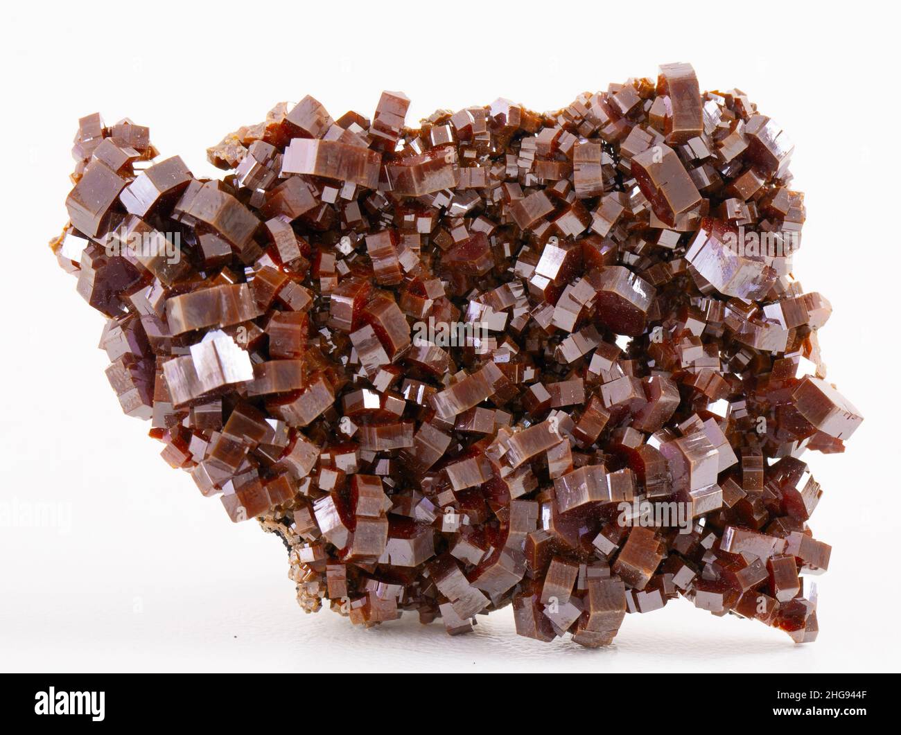 vanadinite, mineral specimen stone rock geology gem crystal Stock Photo ...