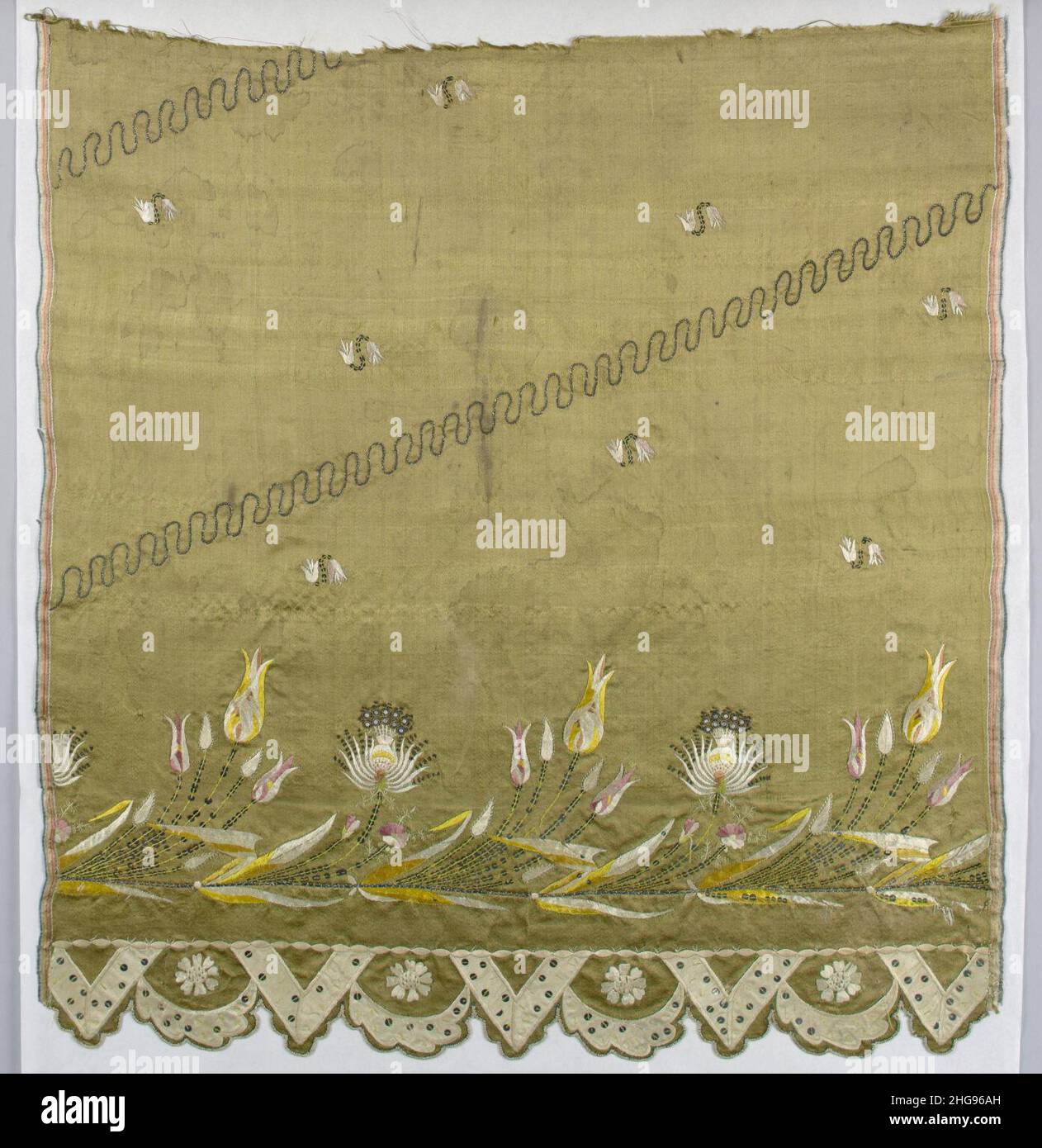 Skirt Panel (France), early 19th century Stock Photo - Alamy
