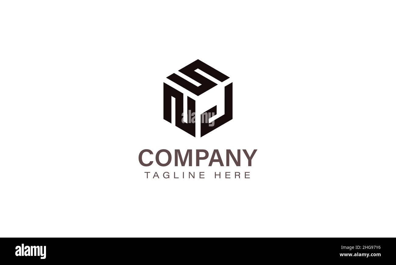 Snj hexagon logo hi-res stock photography and images - Alamy