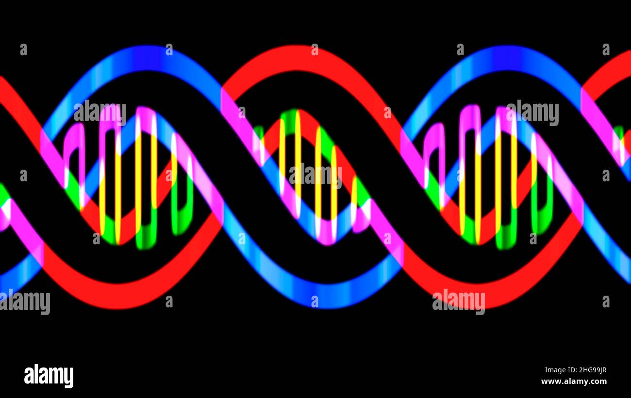 DNA molecule, illustration Stock Photo - Alamy