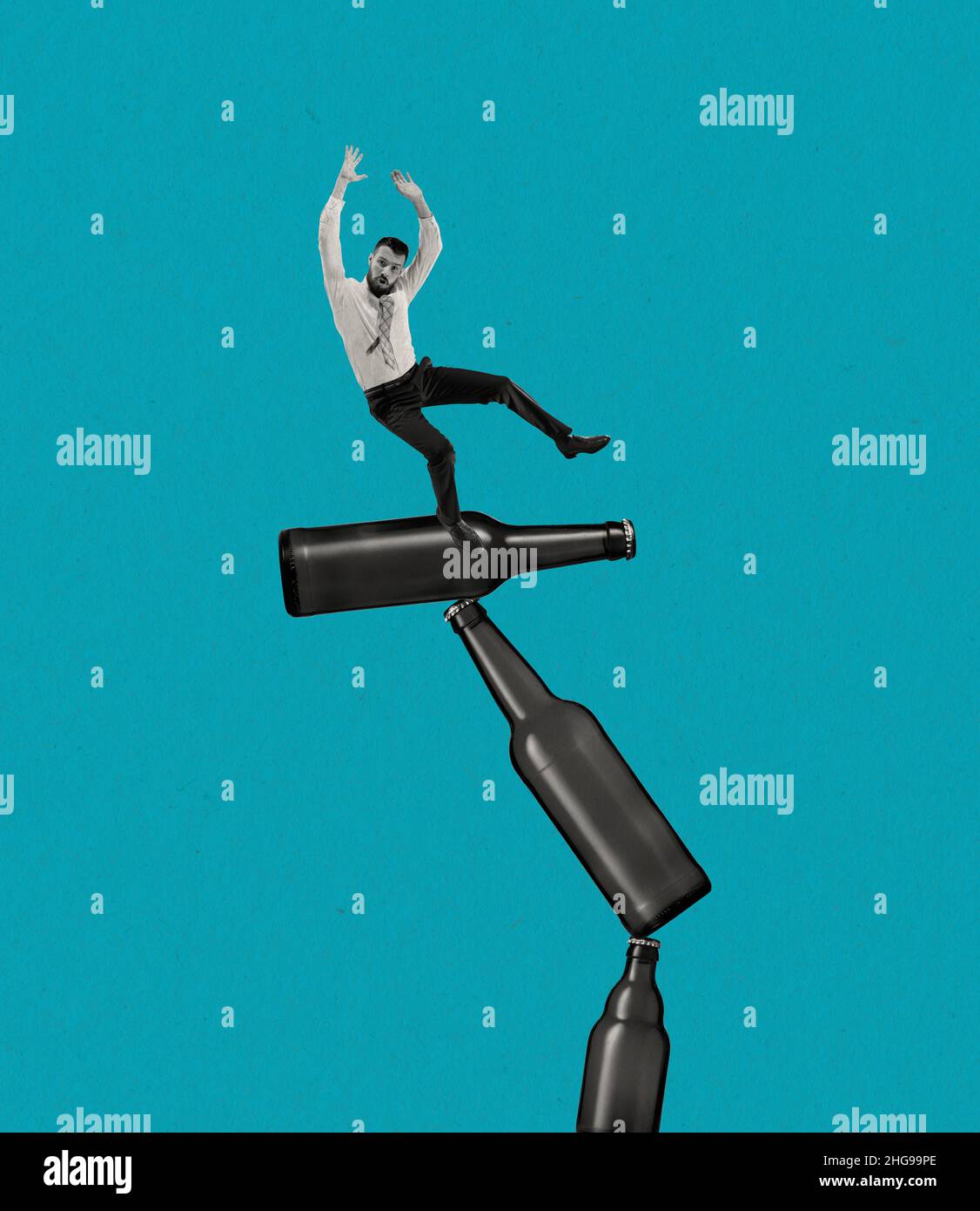 Balancing bottles hi-res stock photography and images - Alamy