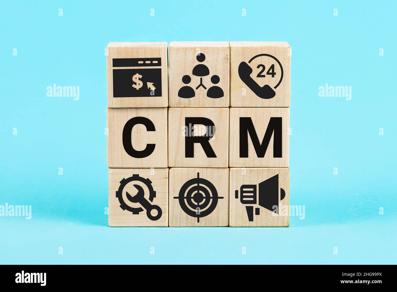 Concept CRM or Customer Relationship Management. Customer Relationship ...