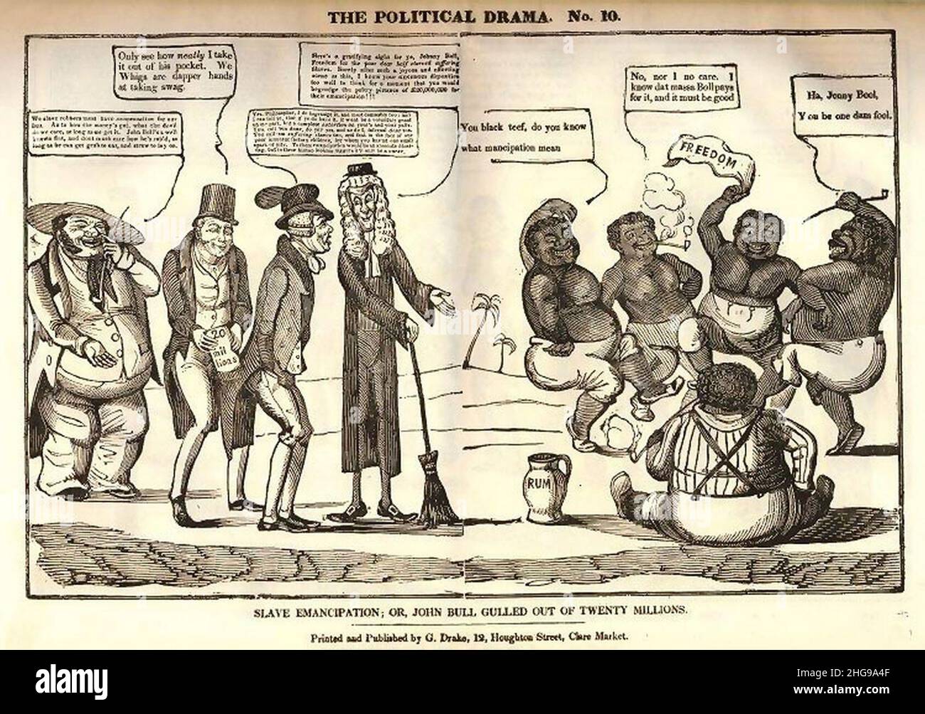 Slave Emancipation; Or, John Bull Gulled Out Of Twenty Millions Stock ...