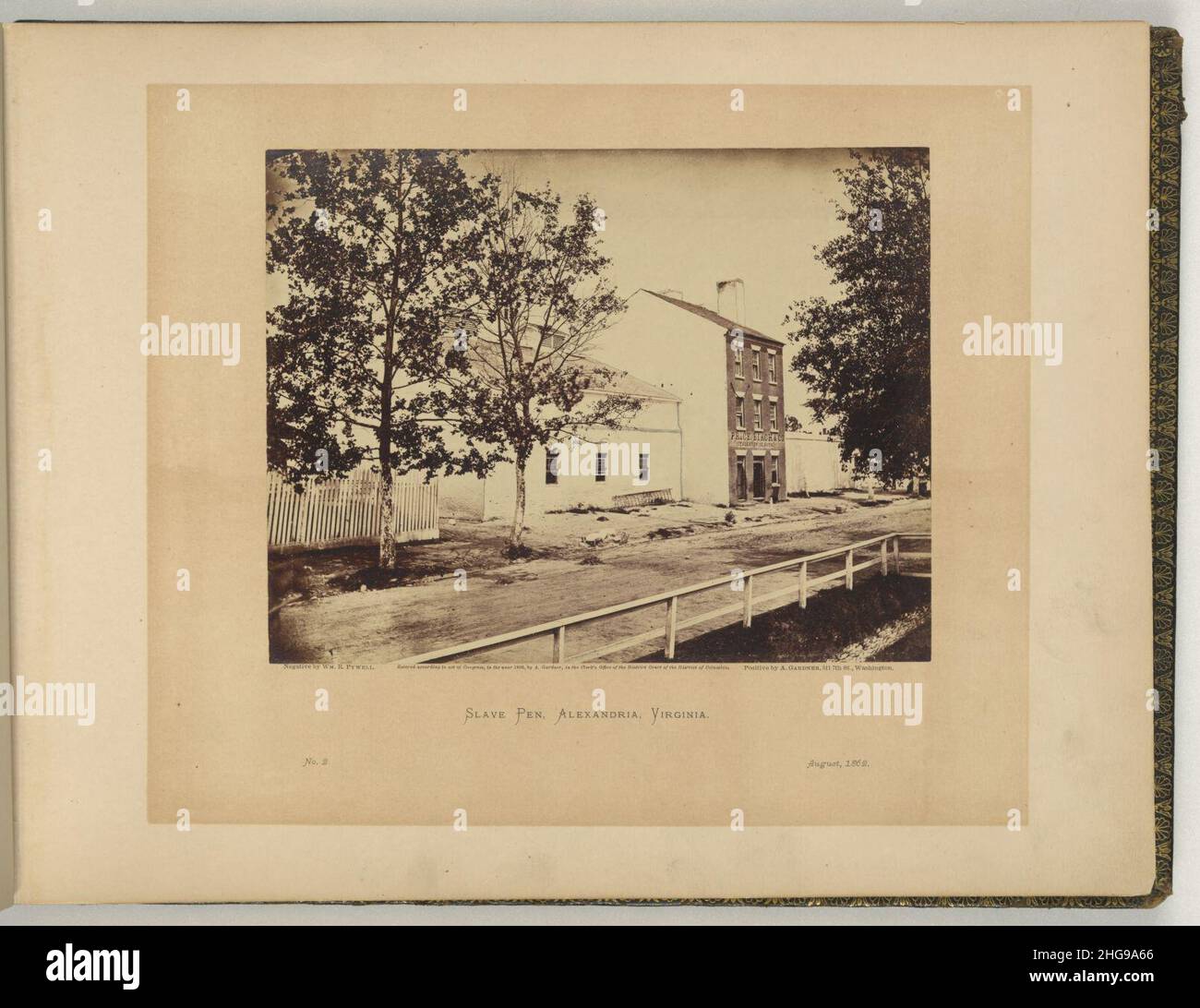 Slave pen, Alexandria, Virginia - negative by Wm. R. Pywell ; positive ...