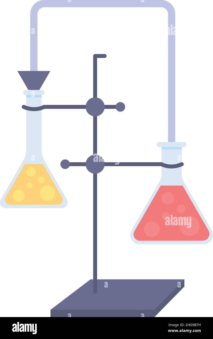 Science measuring beakers Stock Vector Images - Alamy