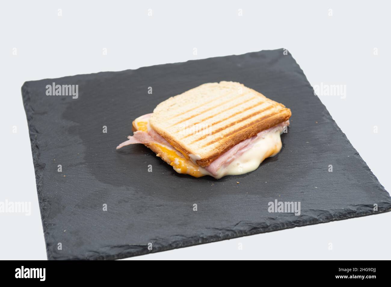 toast isolated on pure white background Stock Photo - Alamy
