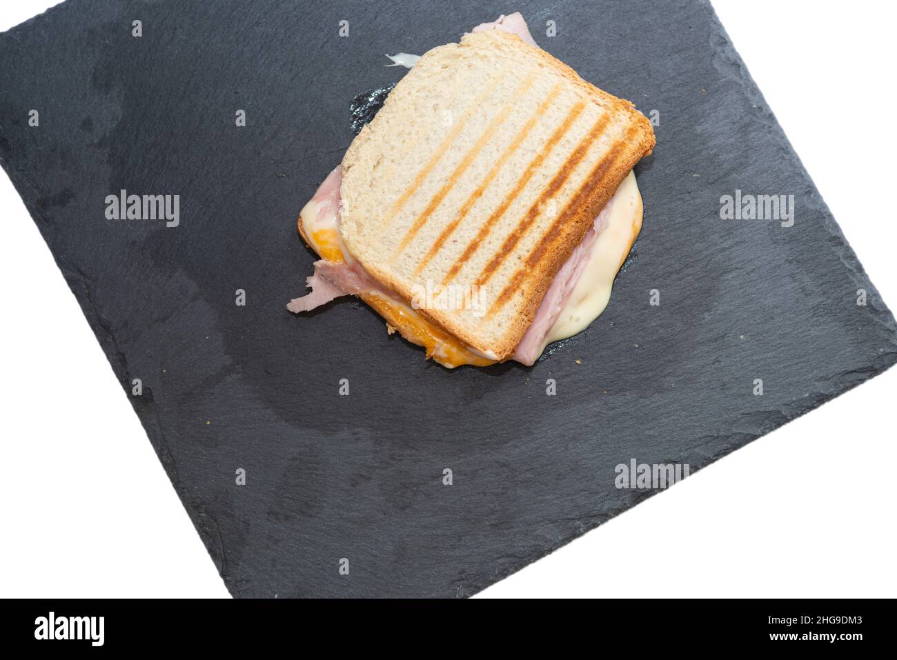 toast isolated on pure white background Stock Photo - Alamy