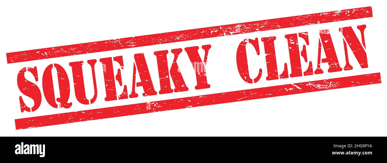 Squeaky clean word hi-res stock photography and images - Alamy