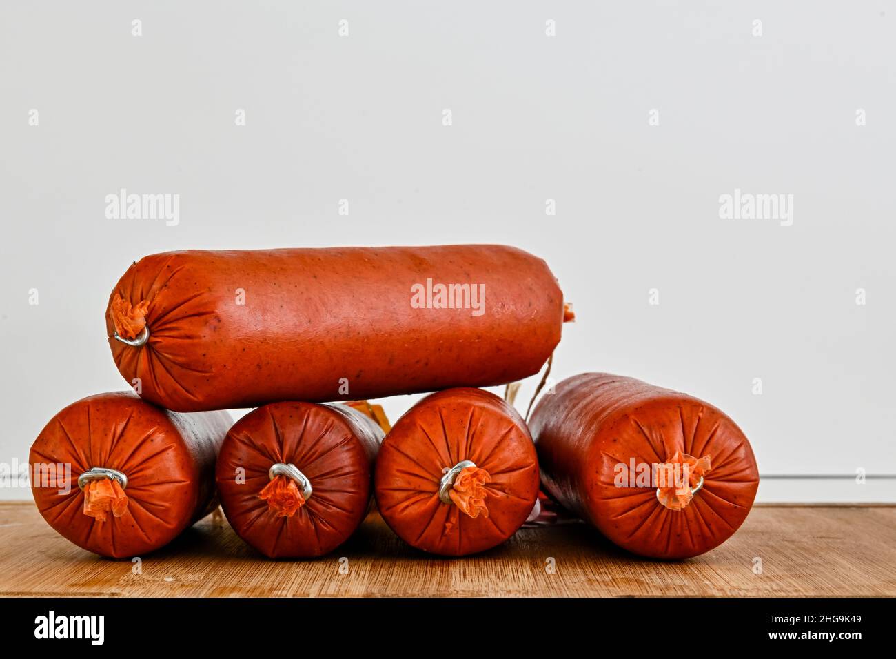 Different types sausages bread hi-res stock photography and images - Alamy