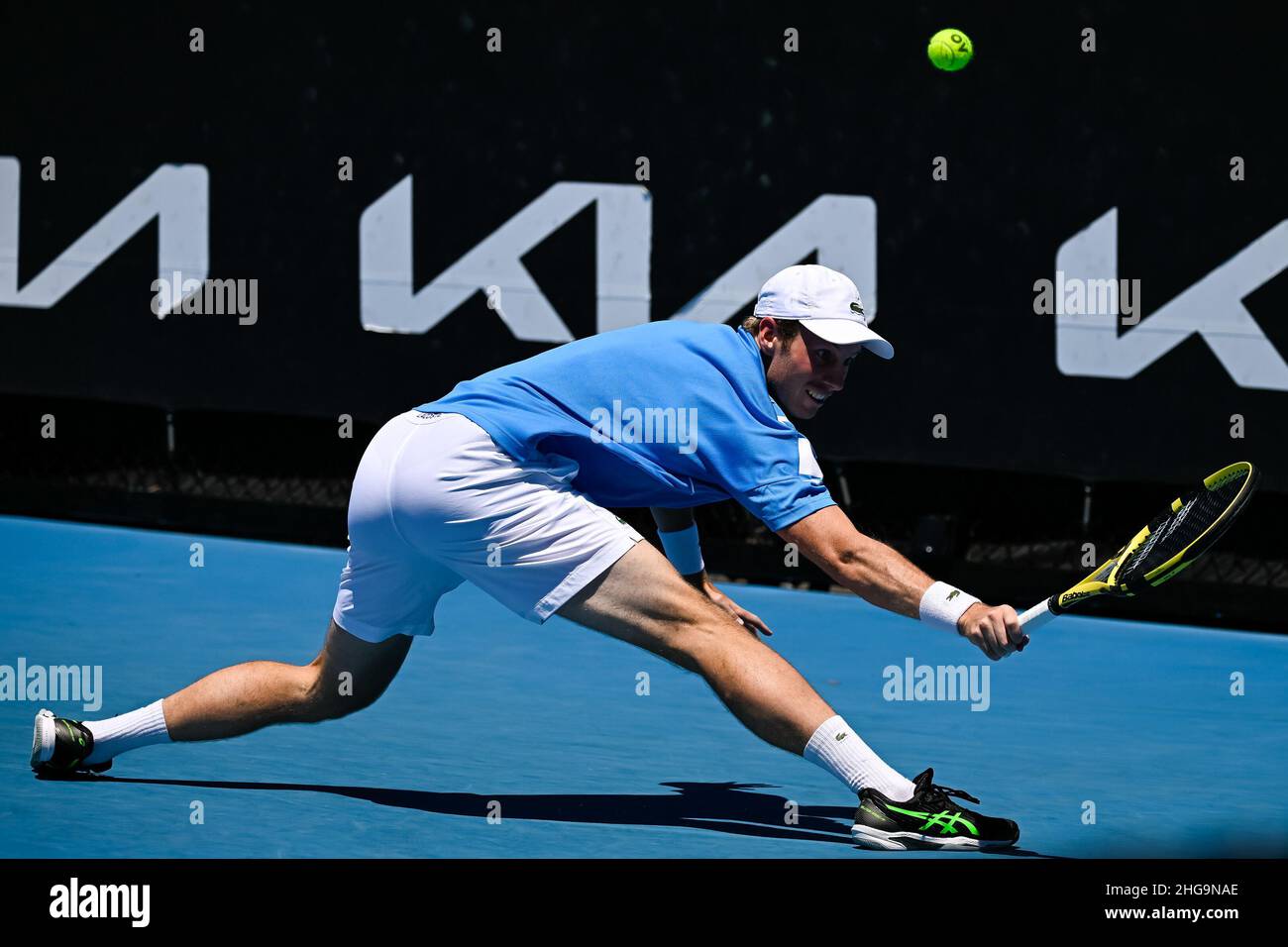 MELBOURNE, AUSTRALIA - JANUARY 19: Botic van de Zandschulp of the ...