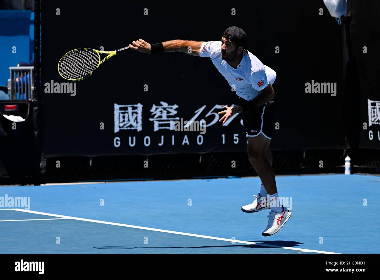 MELBOURNE, AUSTRALIA - JANUARY 19: Jean-Julien Rojer of the Netherlands ...