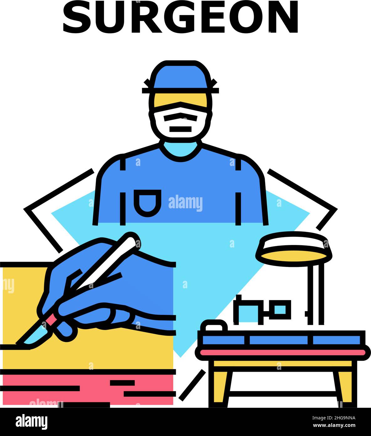 Surgeon icon vector illustration Stock Vector Image & Art - Alamy