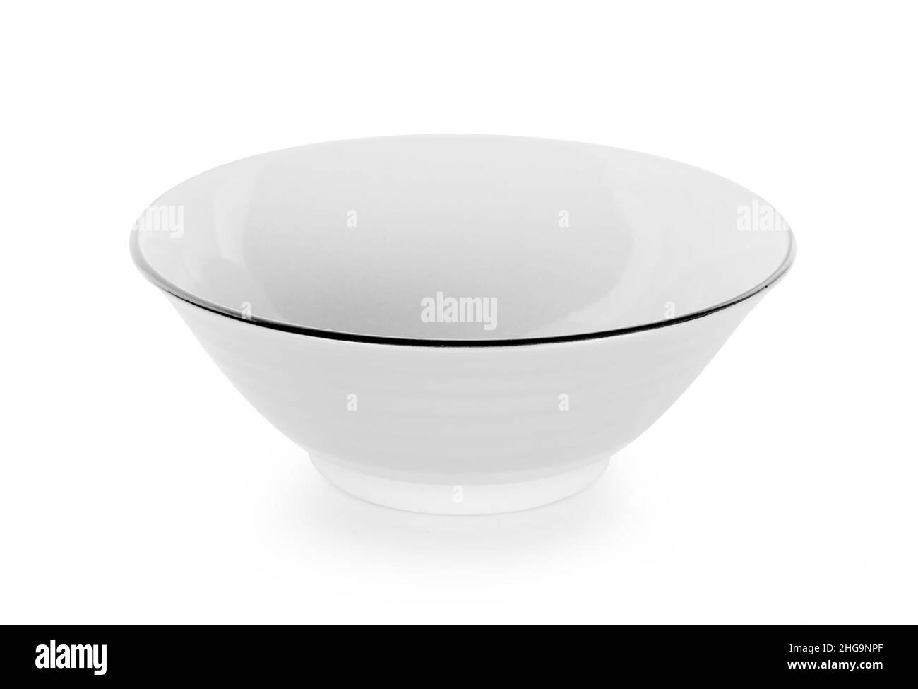 empty bowl isolated on white background Stock Photo - Alamy