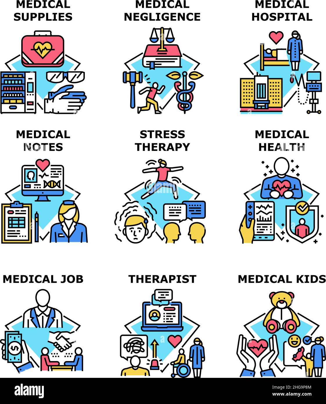 Medical malpractice Stock Vector Images - Alamy