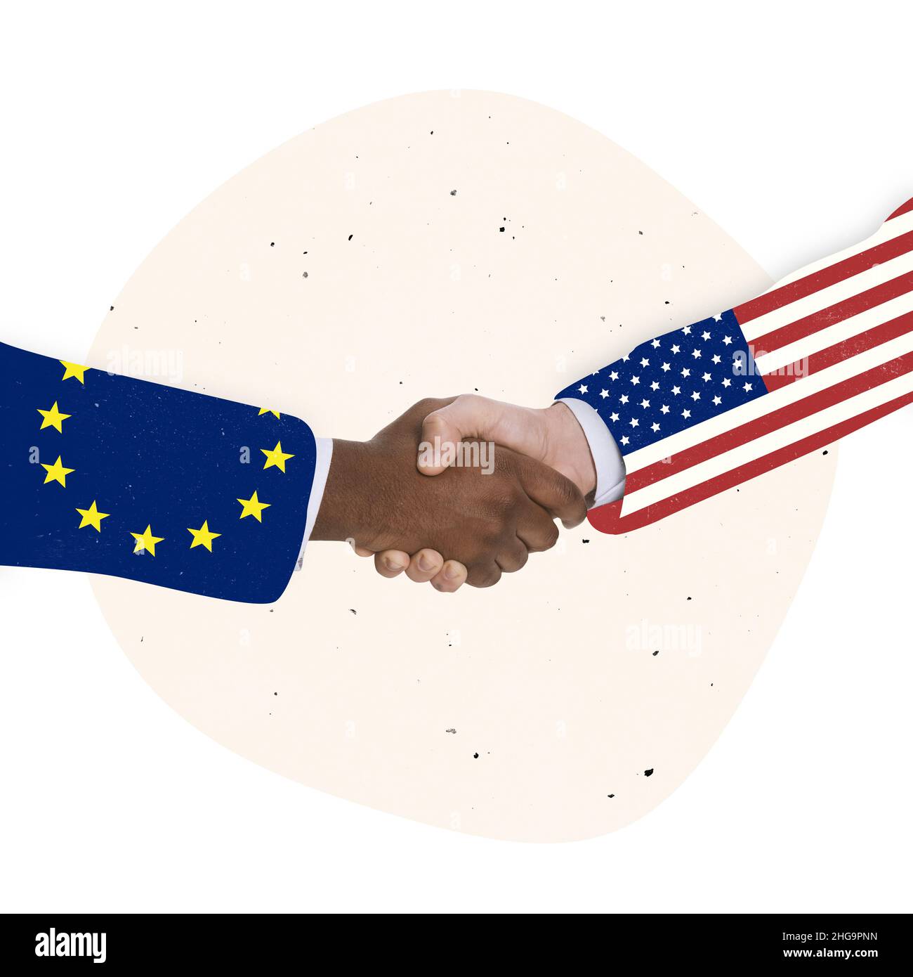 European flags collage hi-res stock photography and images - Alamy