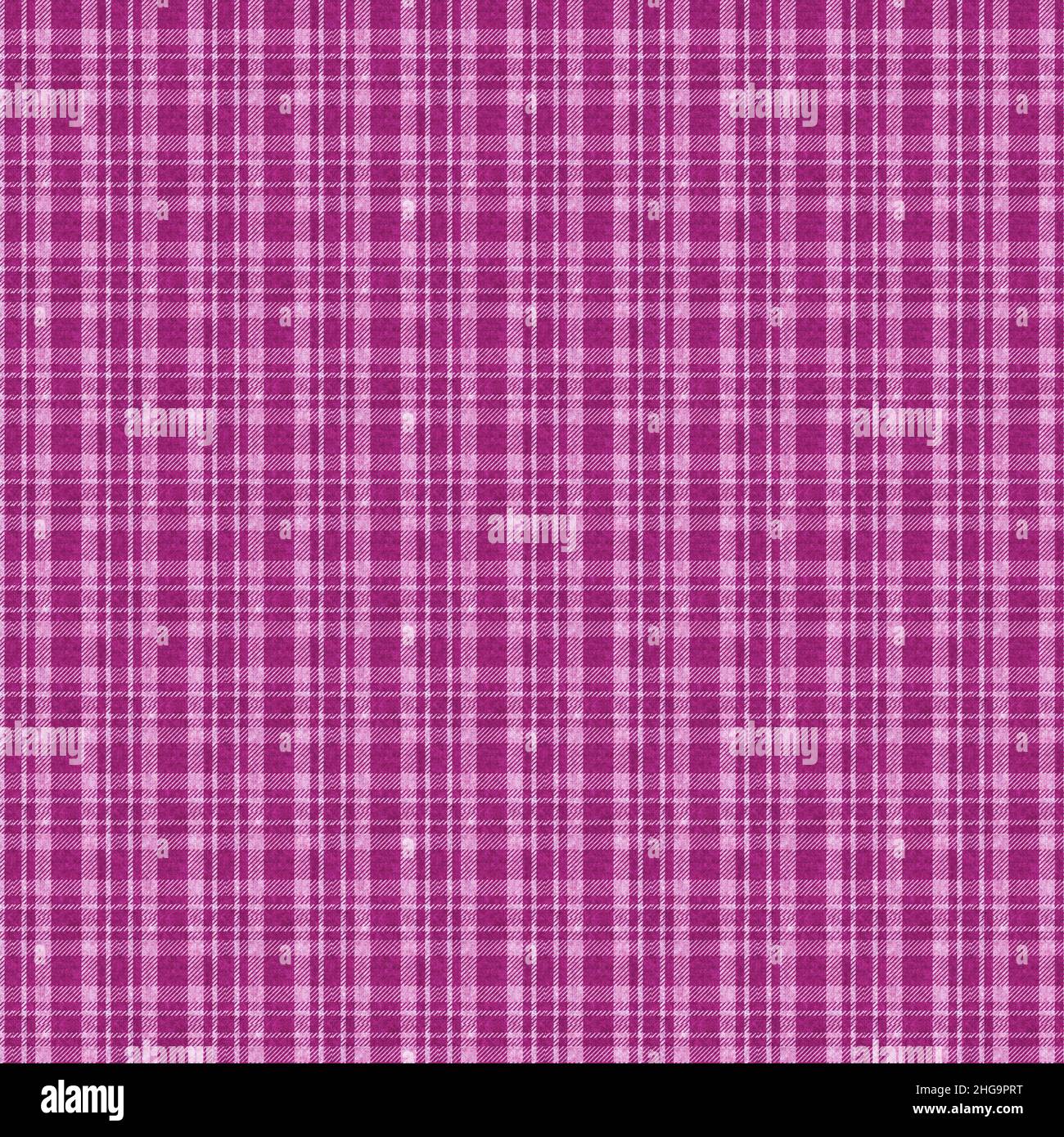 Bright pink summer woven plaid texture. Seamless woollen feminine style ...