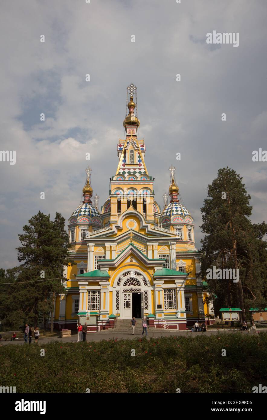 Panfilov Park in Almaty, Kazakhstan Stock Photo - Alamy