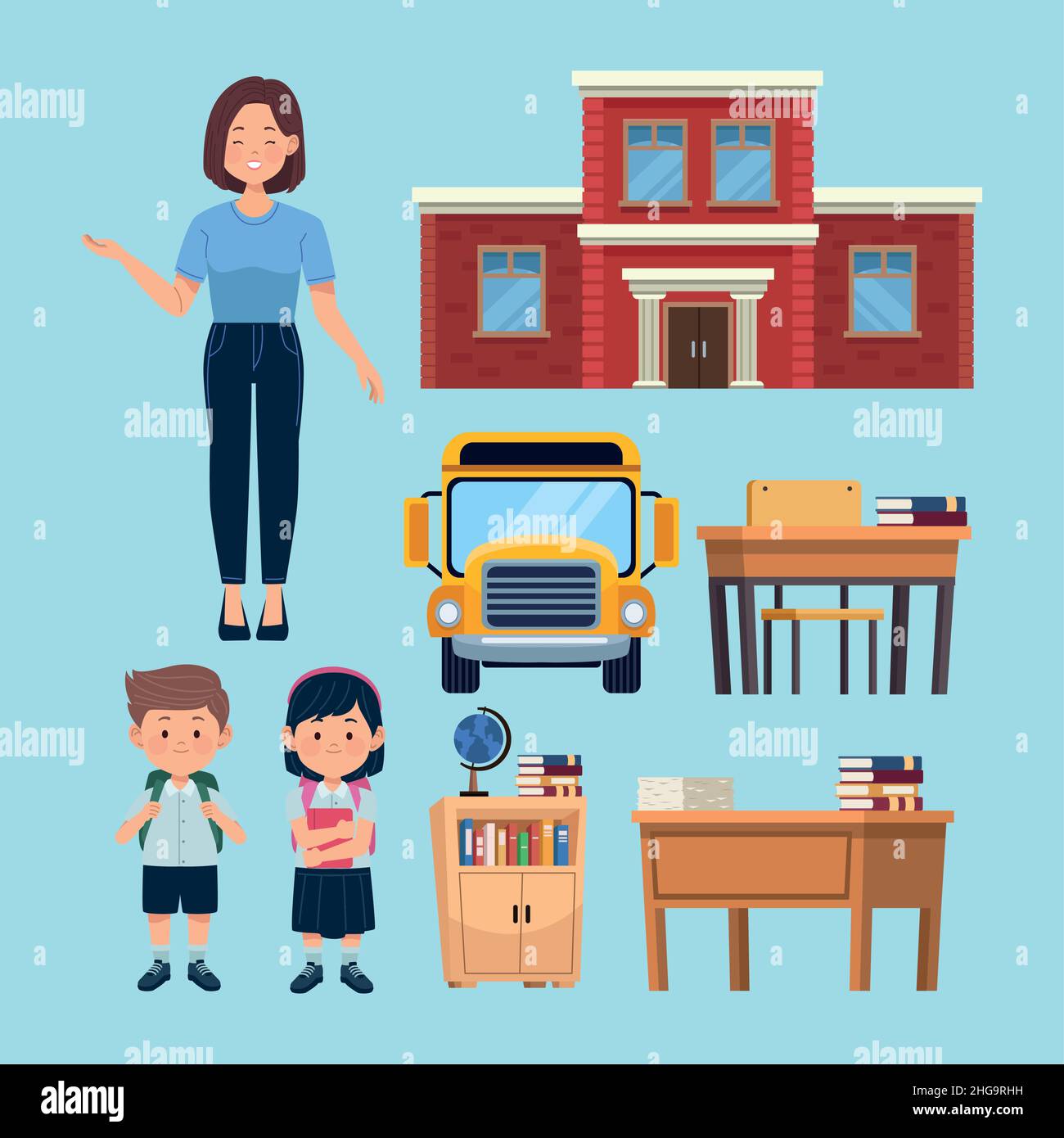 Class eight Stock Vector Images - Alamy