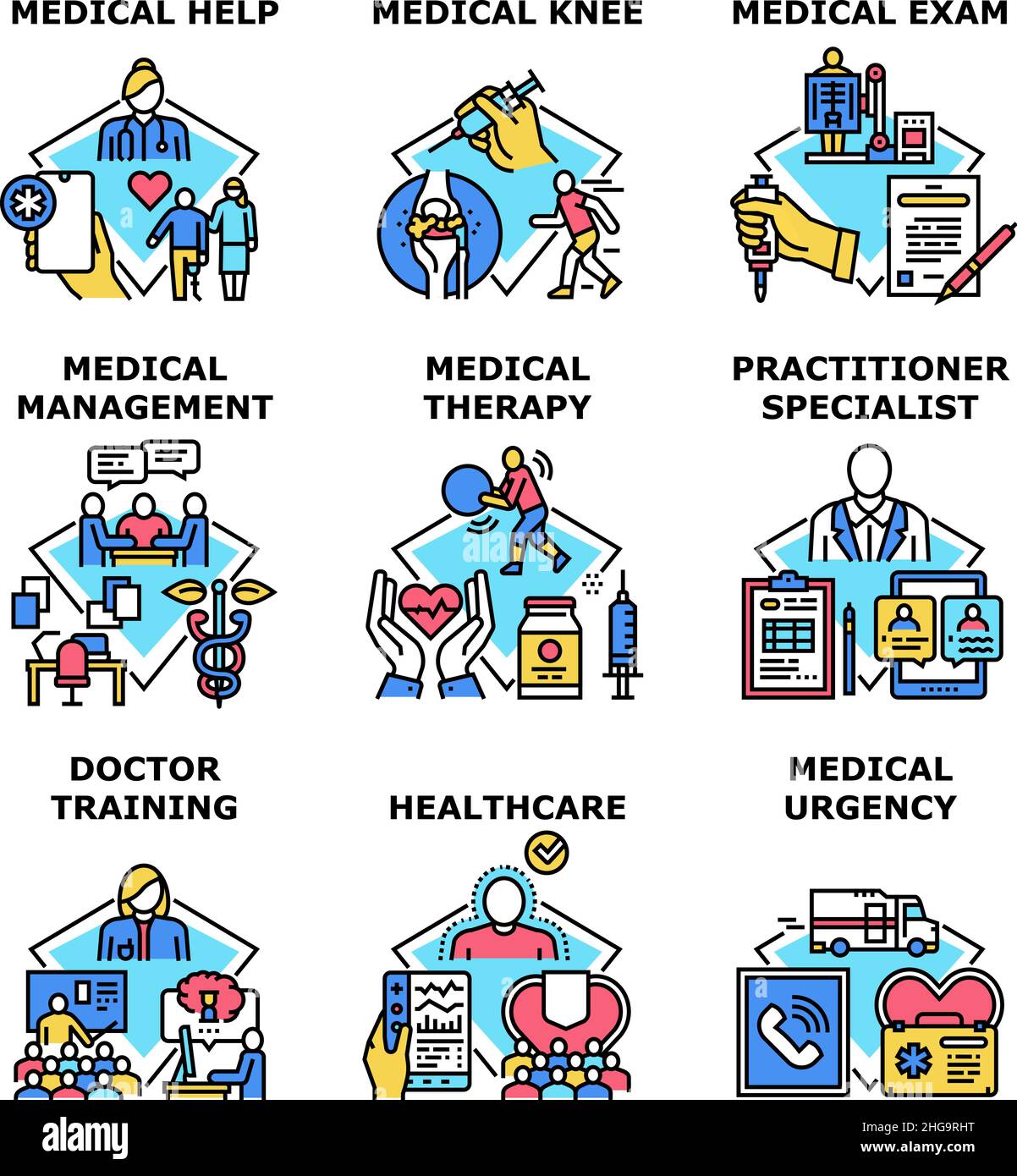 Medical service concept icon vector illustration Stock Vector Image ...