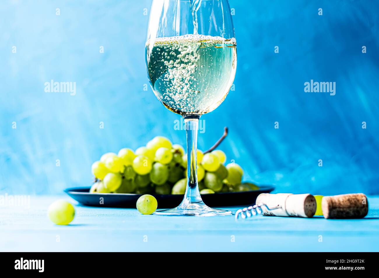 Alcohol poured in glass fruits hi-res stock photography and images - Alamy