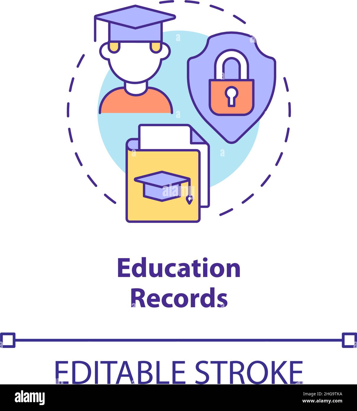 Personal records Stock Vector Images - Alamy