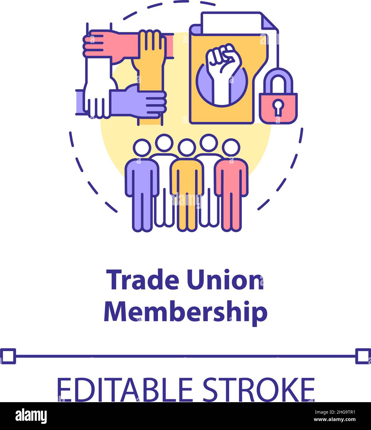 General trade union Stock Vector Images - Alamy