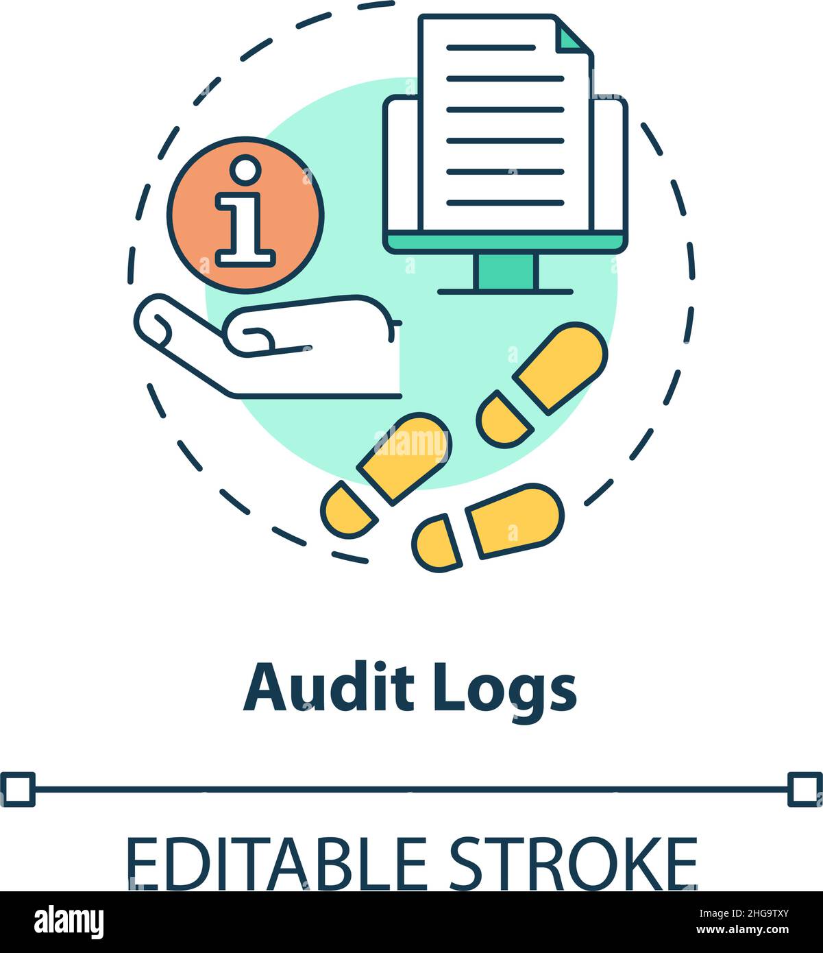 Audit trail Stock Vector Images - Alamy