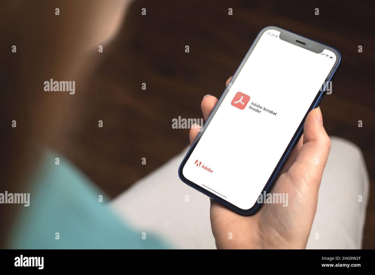 Adobe acrobat logo hi-res stock photography and images - Alamy