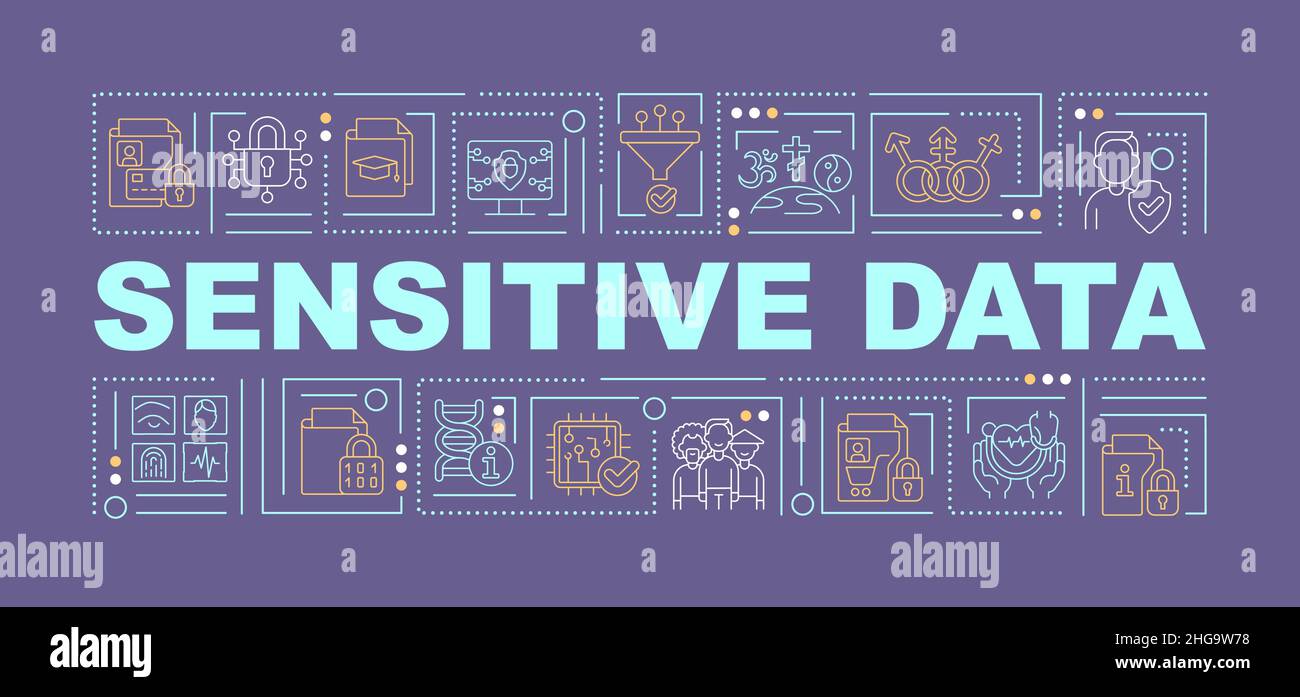 Sensitive personal information Stock Vector Images - Alamy
