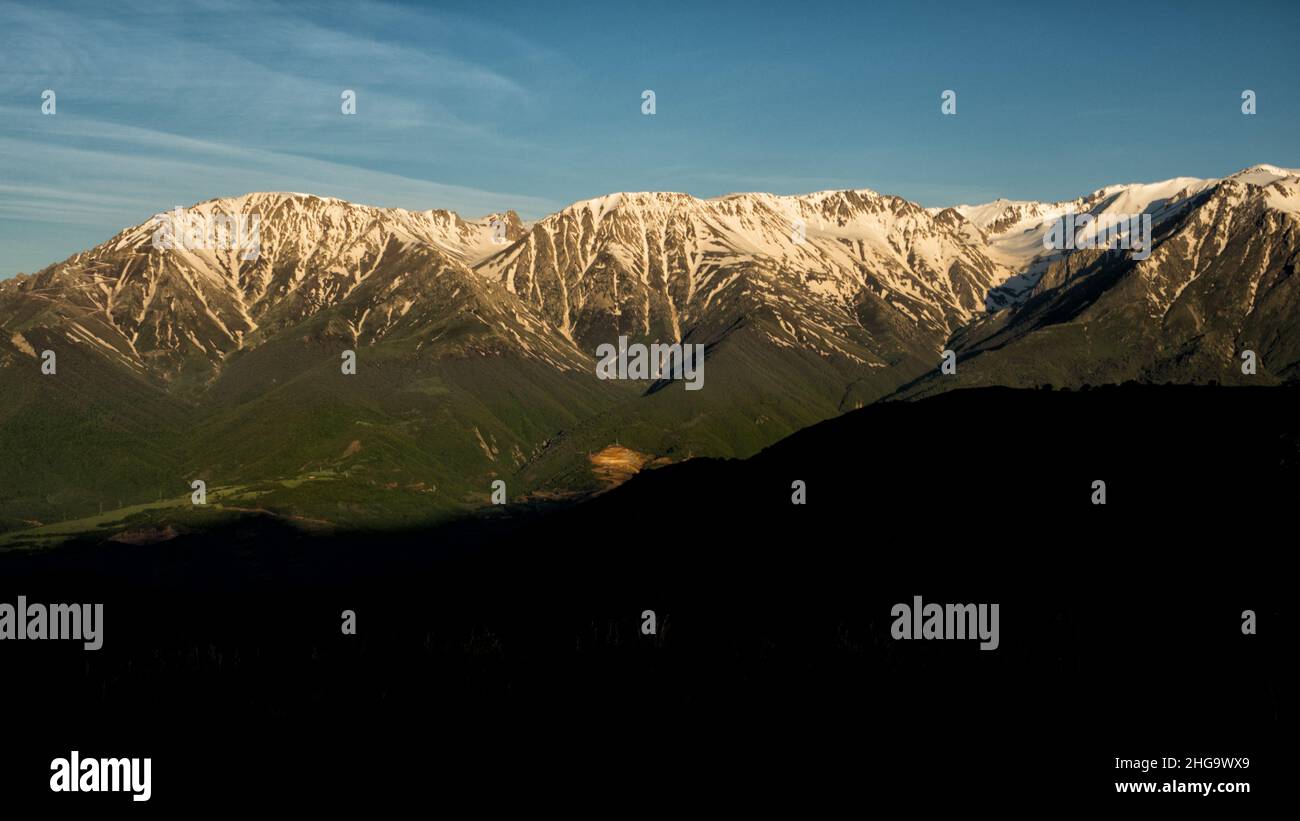 A beautiful mountain landscape. A delightful spring view. Zangezur ...