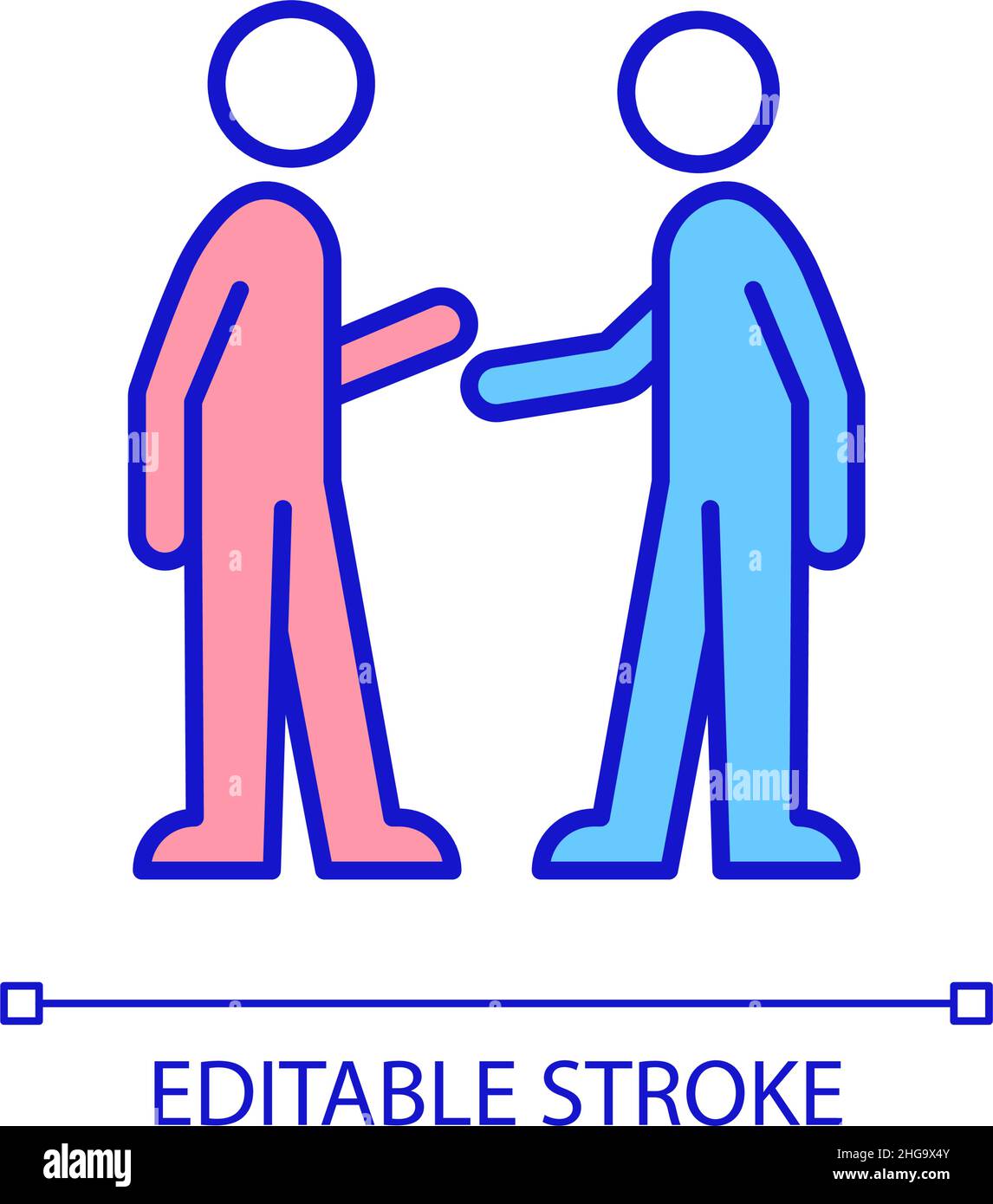 Interpersonal conflict Stock Vector Images - Alamy