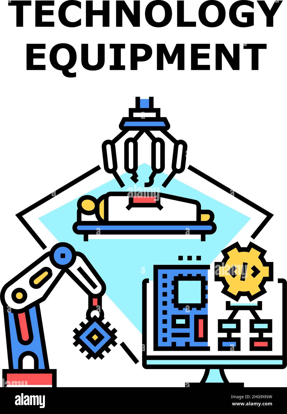 Technology equipment icon vector illustration Stock Vector Image & Art ...