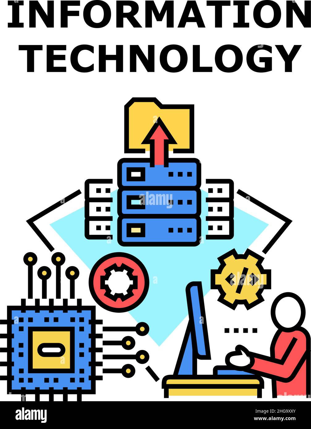 Information Technology icon vector illustration Stock Vector Image ...