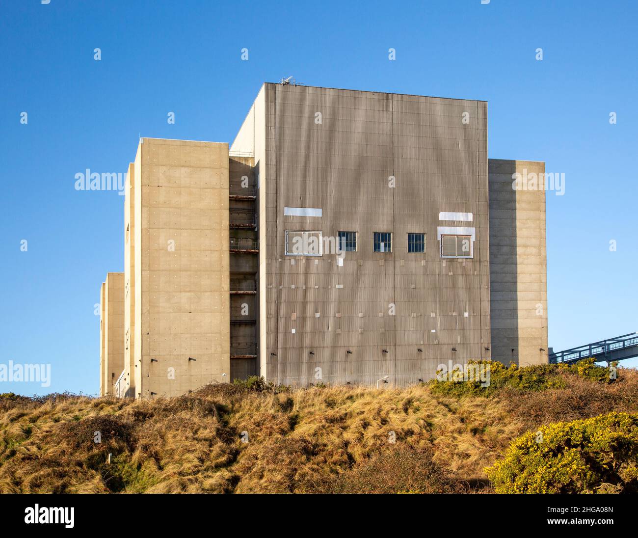 Decommissioned magnox nuclear power station of Sizewell A, Suffolk ...
