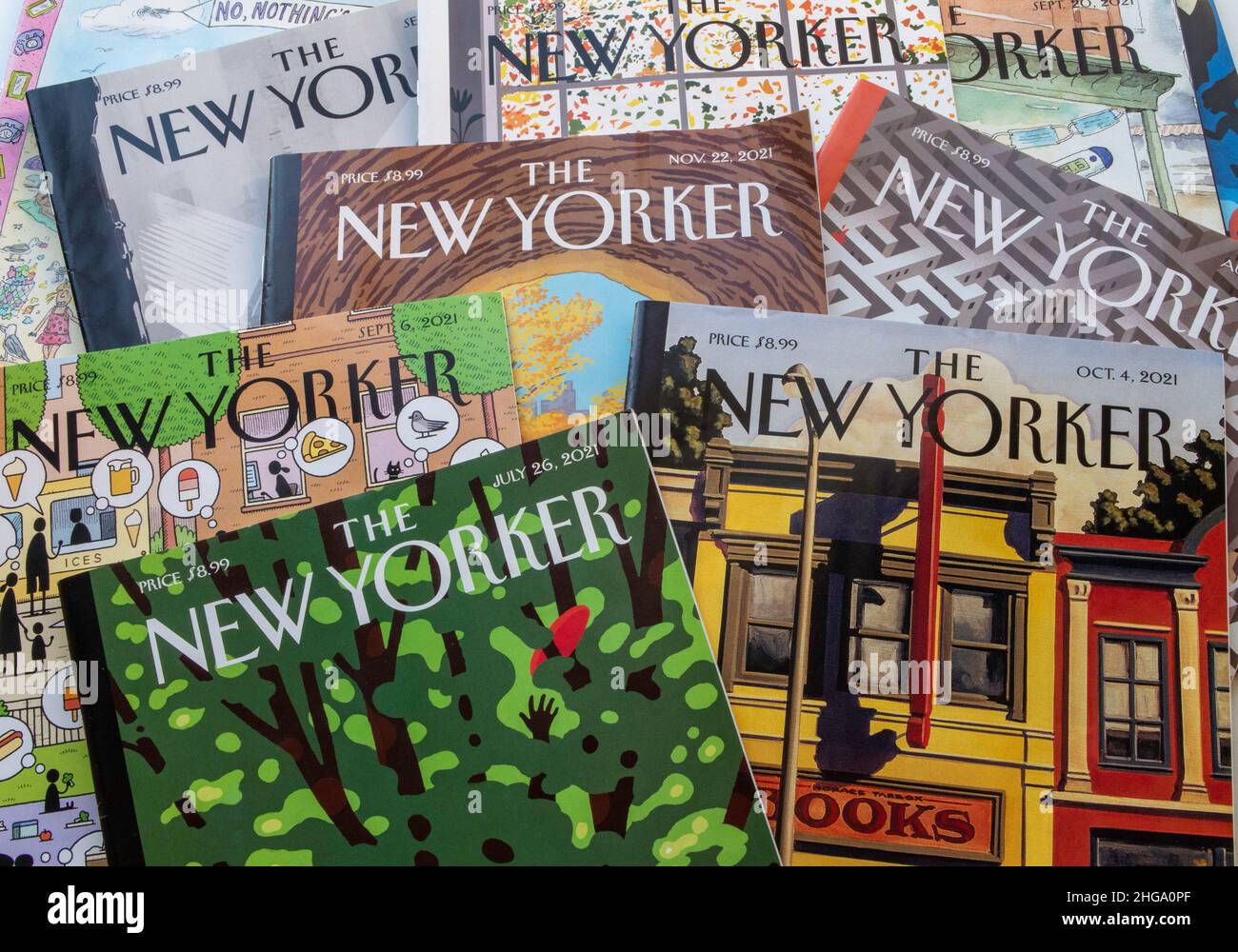 2021 "The New Yorker" weekly magazine front covers, USA Stock Photo - Alamy