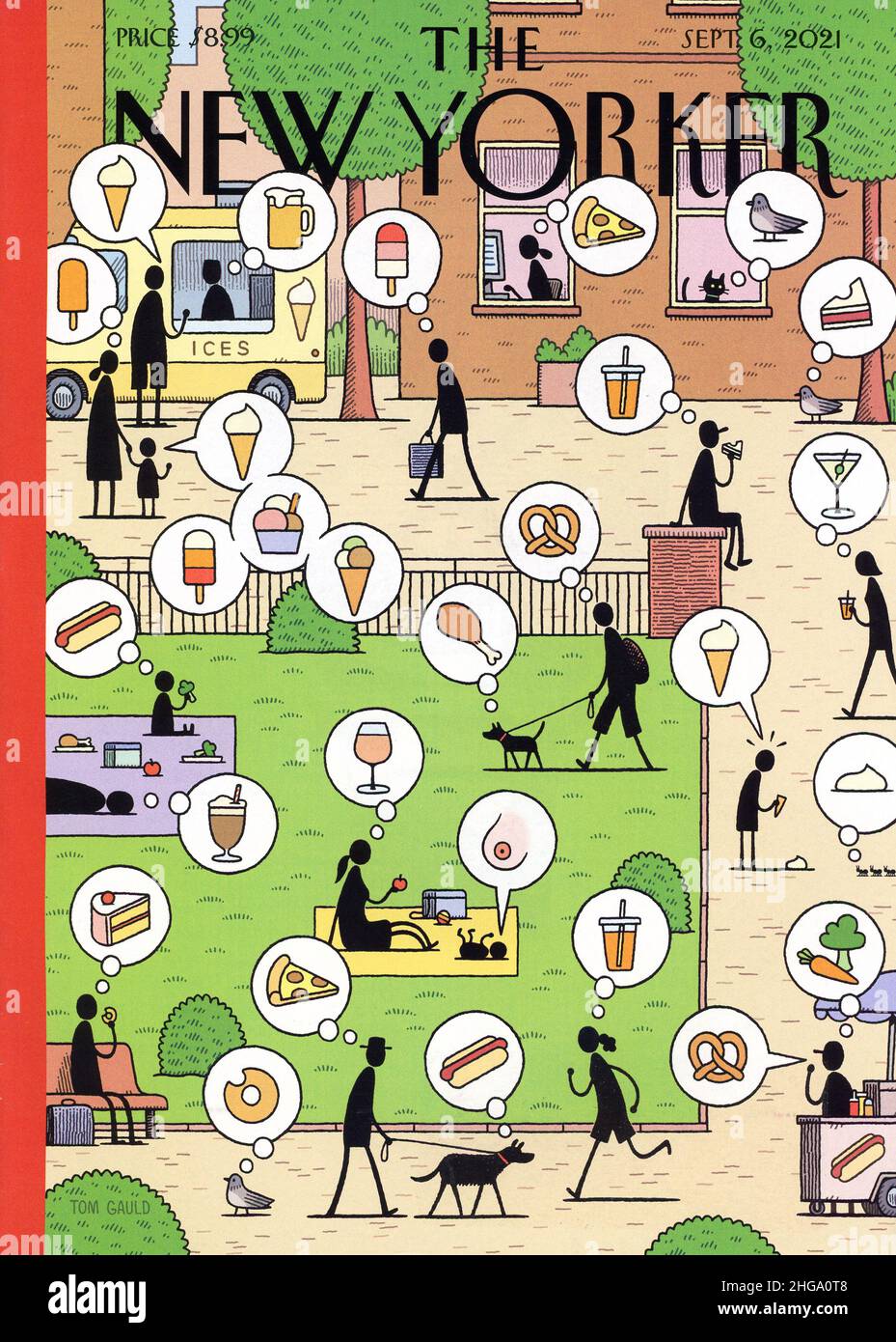 2021 "The New Yorker" weekly magazine front cover, USA Stock Photo - Alamy