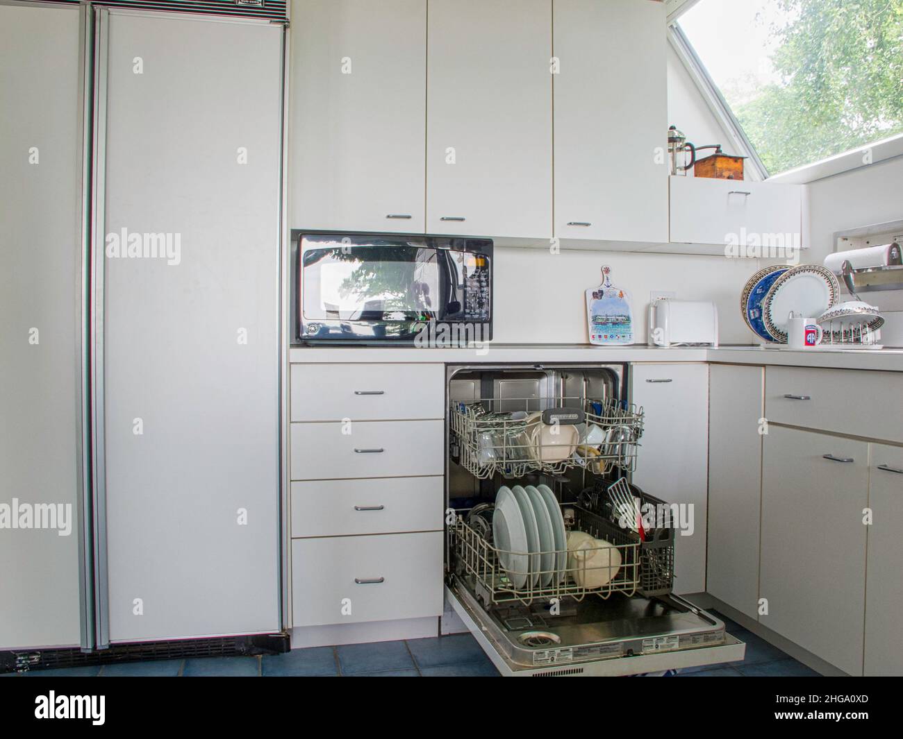 Showcase Kitchen Interior, Residential House, USA Stock Photo - Alamy