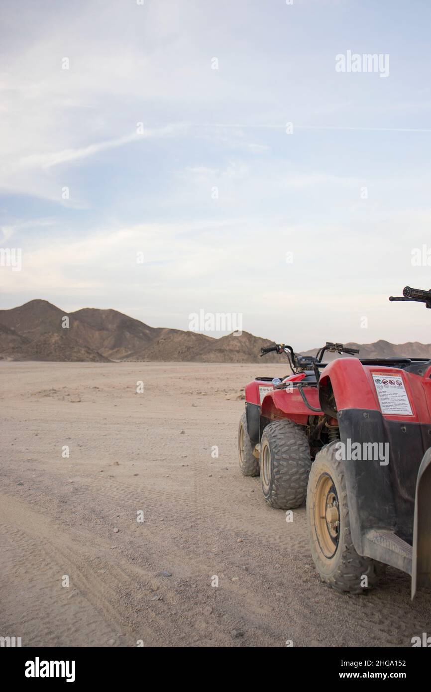 egypt quad journey in the desert Stock Photo - Alamy