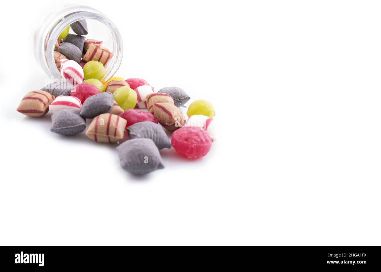dutch old candy isolated on a white background Stock Photo - Alamy