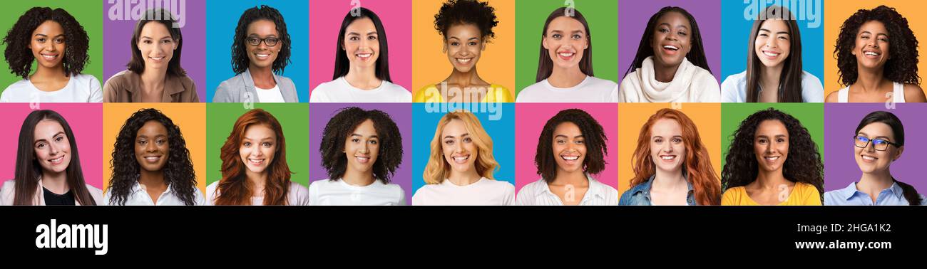 Face, collage, ethnicities hi-res stock photography and images - Alamy